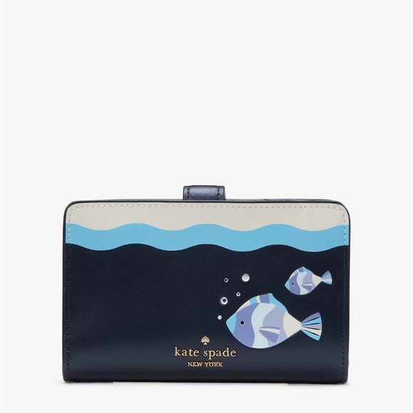 kate spade | Bags | Kate Spade What A Catch Fish Embellished Medium ...